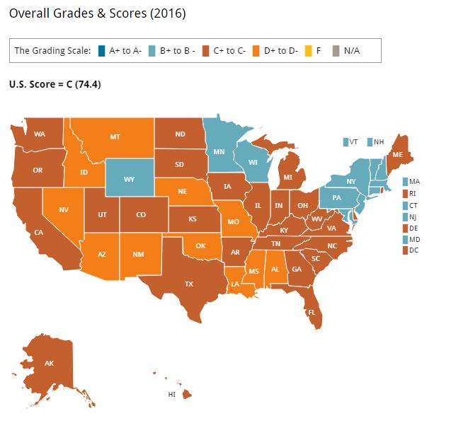 Overall, Colorado Gets a C in New Quality Counts Report from Education ...