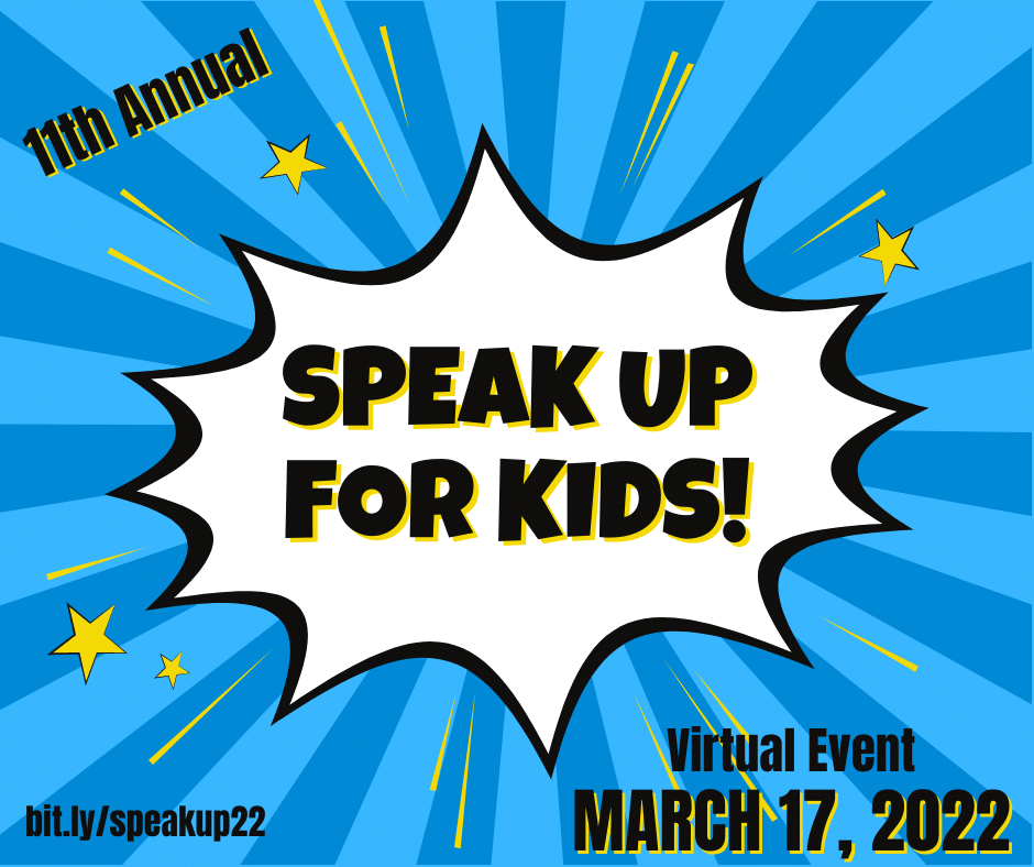 Don’t miss your chance to Speak Up for Kids! - Colorado Children's Campaign