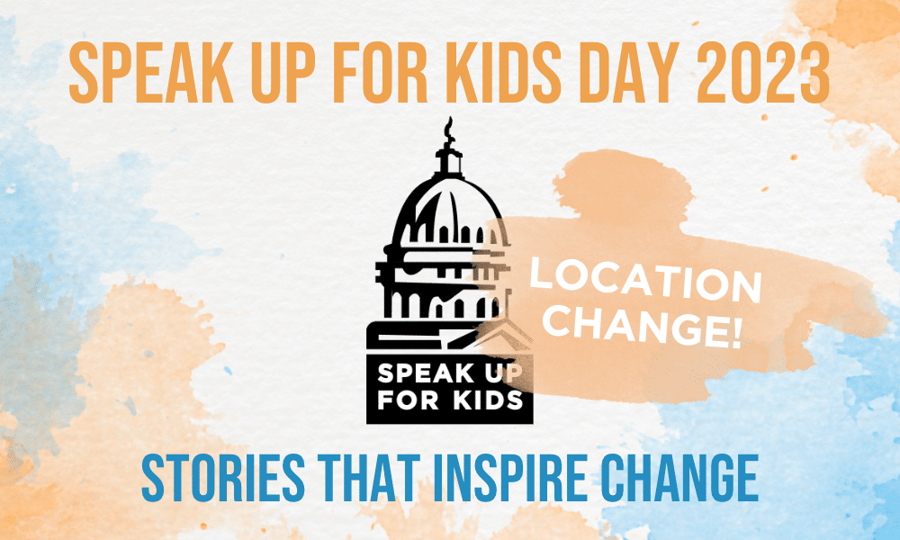 Speak Up for Kids Day 2023 has a new location – register while there is ...